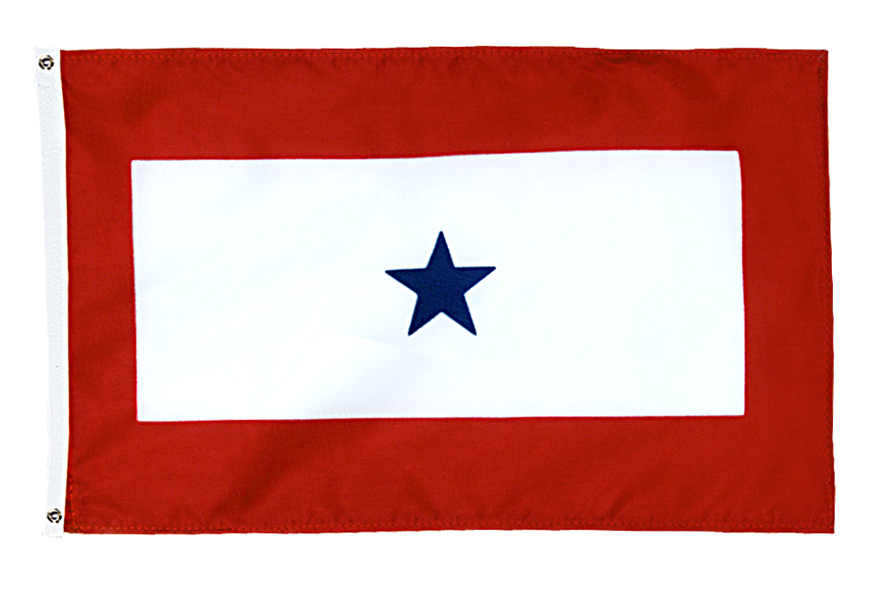 Service Star Flag - 3' x 5': Conder Flag Company