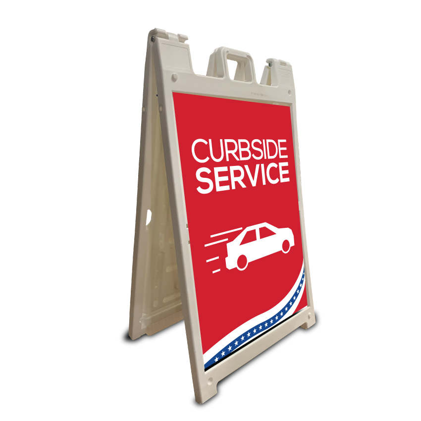 Curbside A Frame Sign: Conder Flag Company